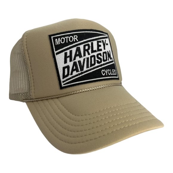 OTTO | Accessories | New Vintage Style Harley Davidson Cream Big Logo ...